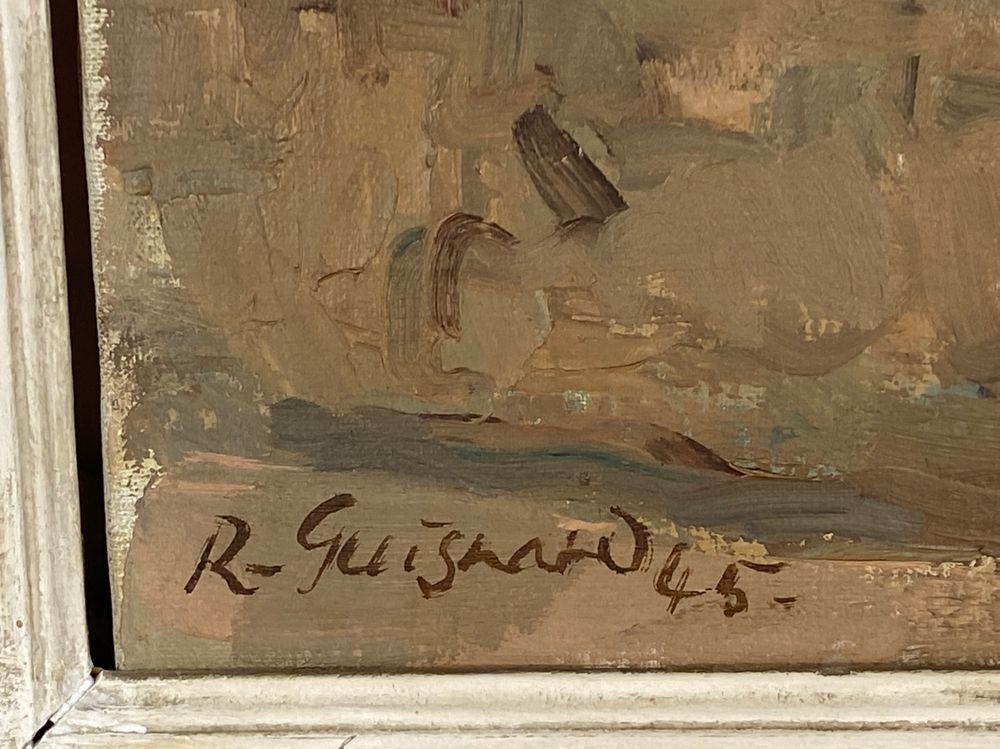 Roland GUIGNARD (1917-2004) grosses Gemälde (Gebraucht) in Root für CHF 115 – mit Lieferung auf ...