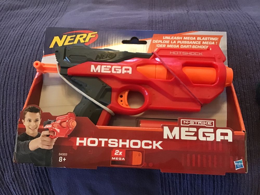 Nerf Hotshock Mega Pistole neu und original verpackt. | Kaufen auf Ricardo