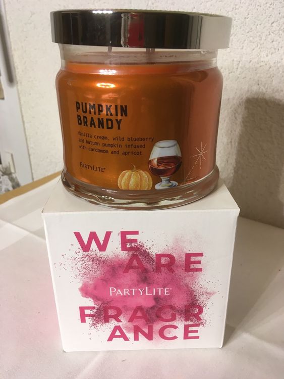 Partylite DWG 3Docht 375 Gramm «PUMPKIN BRANDY» (Neu und ...