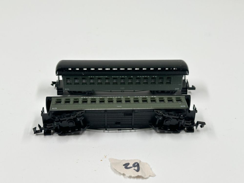 2 Stk. ATSF Wagen, Atchison Topeka, Santa Fe, Spur N (Gebraucht) in ...