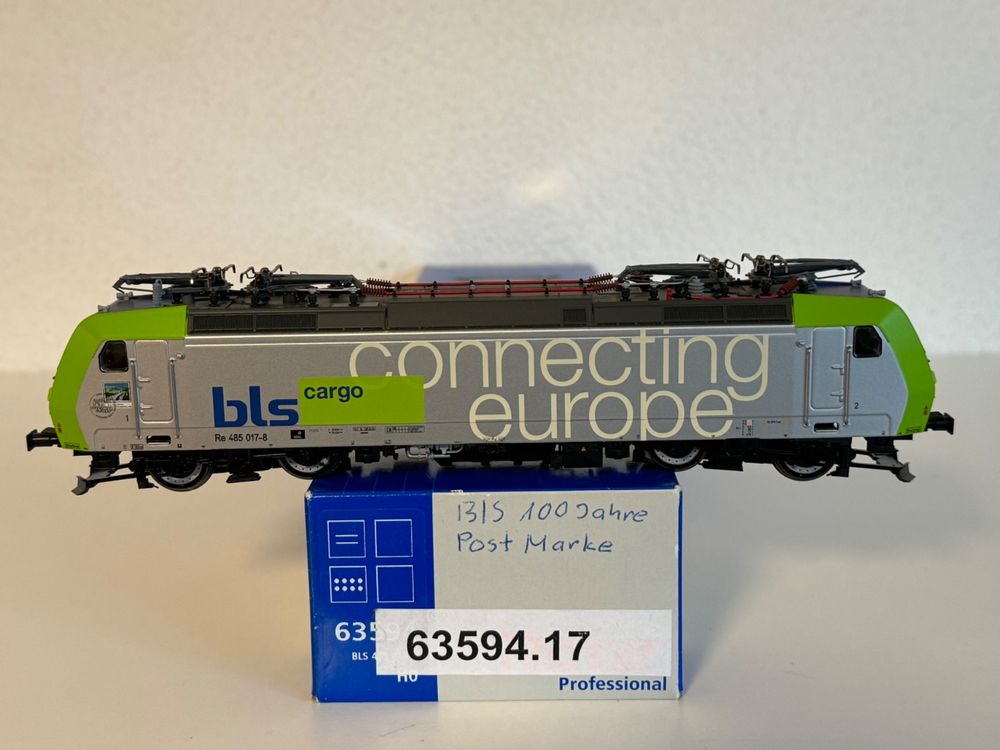 Roco BLS Re 485 017-8 ConnectingEurope 100 Jahre Post Marke | Kaufen ...