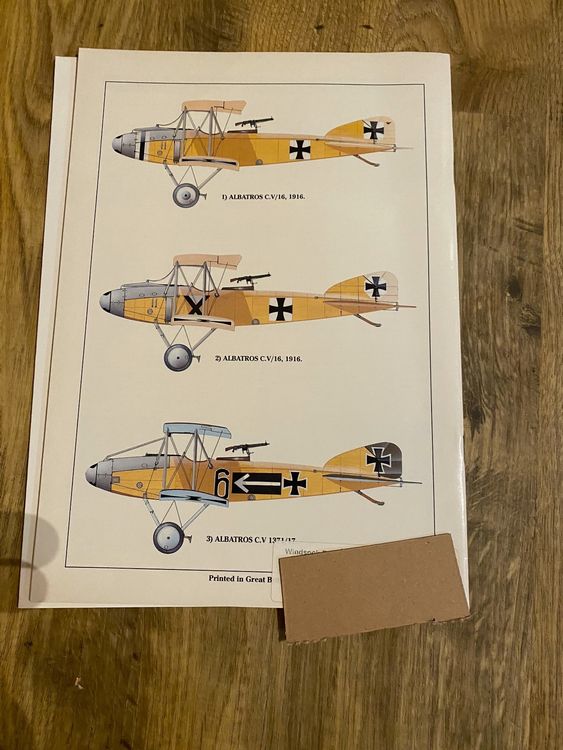 BUCH ENG ALBATROS C.V WWI WINDSOCK DATAFILE 81 | Kaufen auf Ricardo