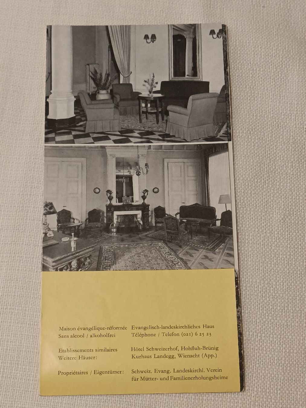 Alter Prospekt / Hotel Righi Vaudois Glion sur Montreux (Gebraucht) in ...