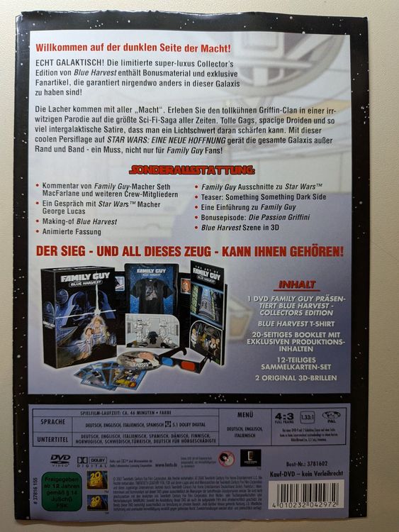 Family Guy: Blue Harvest - Collector's Edition [DVD] (Gebraucht) in ...