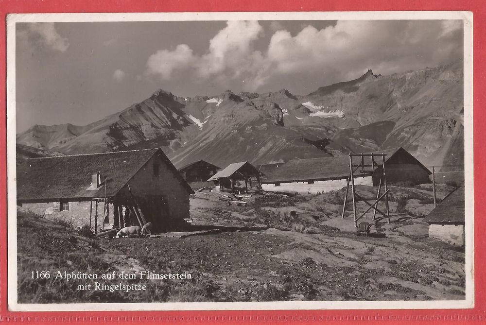 Flims - Alphütten auf dem Flimserstein - 1937 (Gebraucht) in Fislisbach für CHF 5 – mit ...