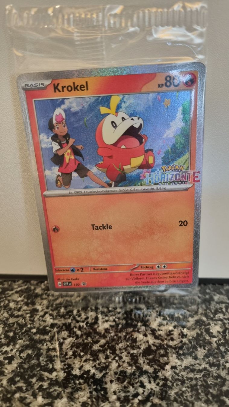 Pokémon – Krokel (Sealed, Horizonte Stamp) 🇩🇪 - 192 - SVP (Gebraucht ...