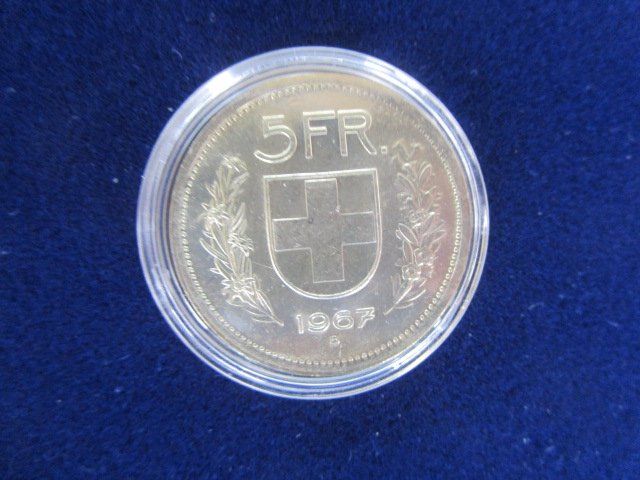 5 Franken 1967 - Fünliber 1967 mit Zertifikat | Kaufen auf Ricardo