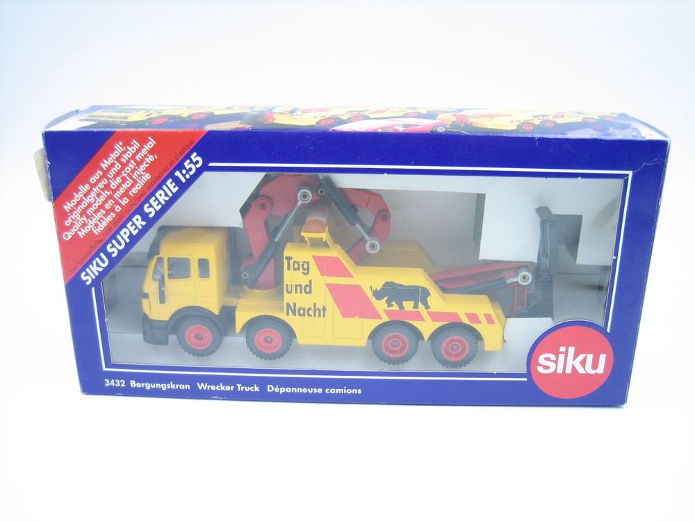 Siku Super Serie 1:55 Bergungskran Wrecker Truck 3432 OVP. (Neu (gemäss ...