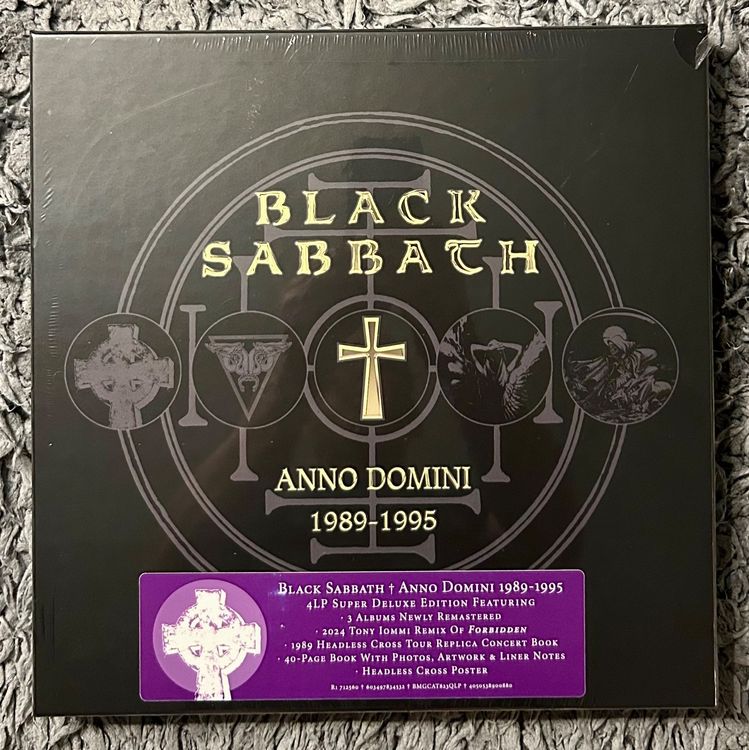 BLACK SABBATH „Anno Domini 1989-1995“ LIMITED VINYL BOX-SET (Neu und ...