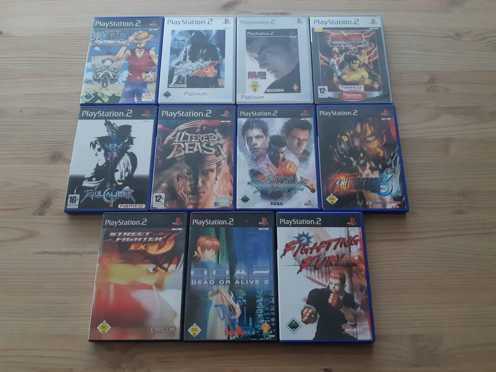 Fighting / Kampf Games Sammlung: 11 PS2 Spiele (Gebraucht) in ...