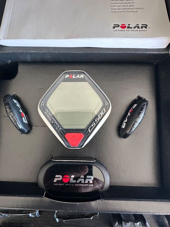 Polar CS500 Velocomputer, 1Saison benutzt (Gebraucht) in Winterthur für CHF 20 – mit Lieferung ...