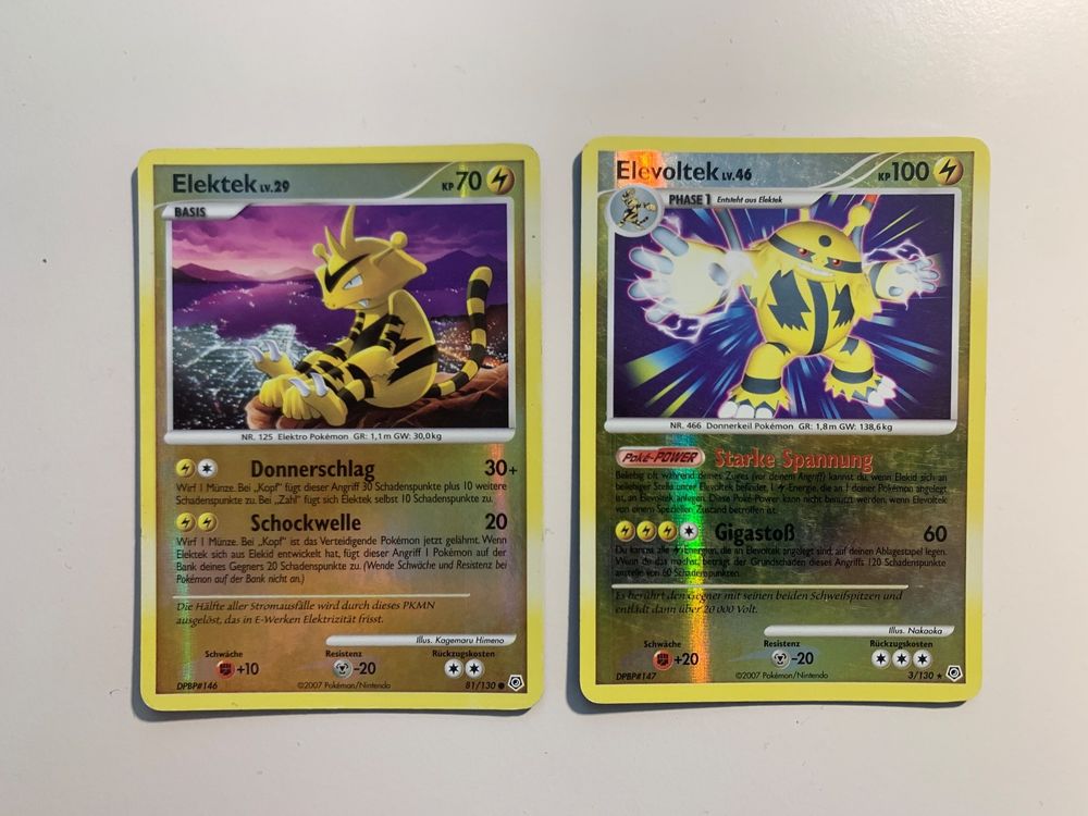 Pokémon: Elektek - Elevoltek (Gebraucht) in Wittenbach für CHF 2 – mit ...