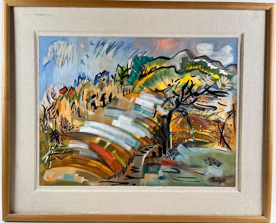 Großer Abstrakt Gemälde Signiert. (Gebraucht) in Neuhausen am Rheinfall für CHF 15 – mit ...