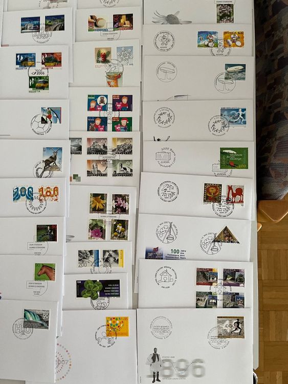 100 Schweizer FDC aus den 2000er bis 2010er Jahren (Gebraucht) in Murgenthal für CHF 5.5 – mit ...