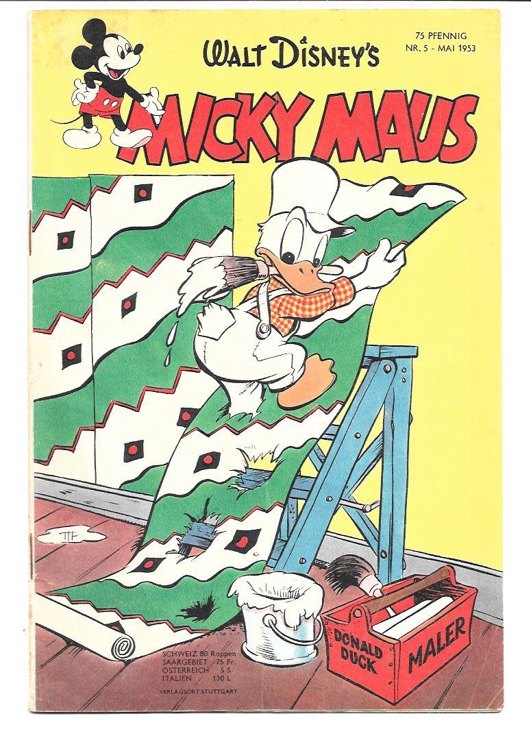 Micky Maus 1953, Nr5 Walt Disney, mit Carl Barks Duck Story (Gebraucht ...