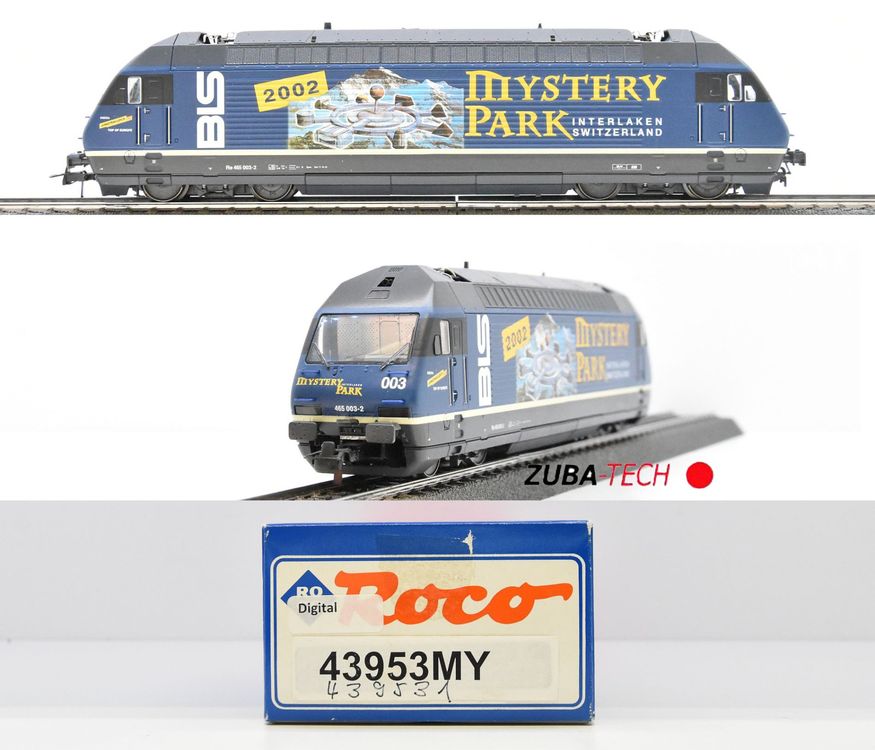 Roco 43953 E-Lok Re 465 BLS H0 GS Analog mit OVP (Gebraucht) in St ...
