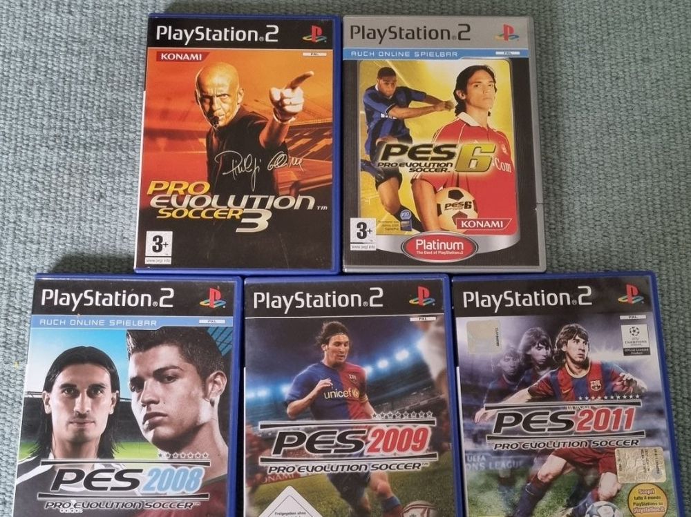 PES Collection (5xSpiele für Playstation 2, PS2) | Kaufen auf Ricardo