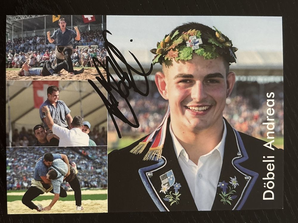 Autogrammkarte Döbeli Andreas, Schwinger, Top Zustand! (Neu (gemäss Beschreibung)) in Uetendorf ...