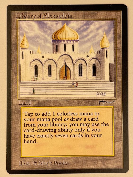 Magic the Gathering: Arabian Nights - Library of Alexandria (Gebraucht ...