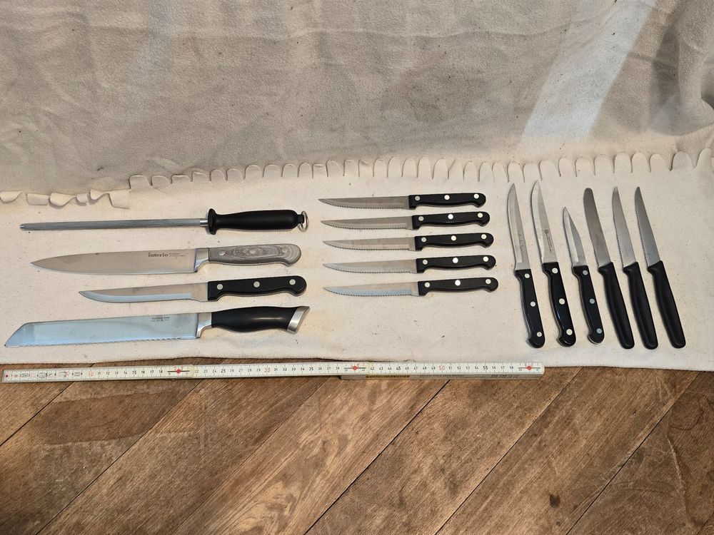 Diverse Küchenmesser, Messer, Geschirr Küche Zubehör, kochen | Acheter ...