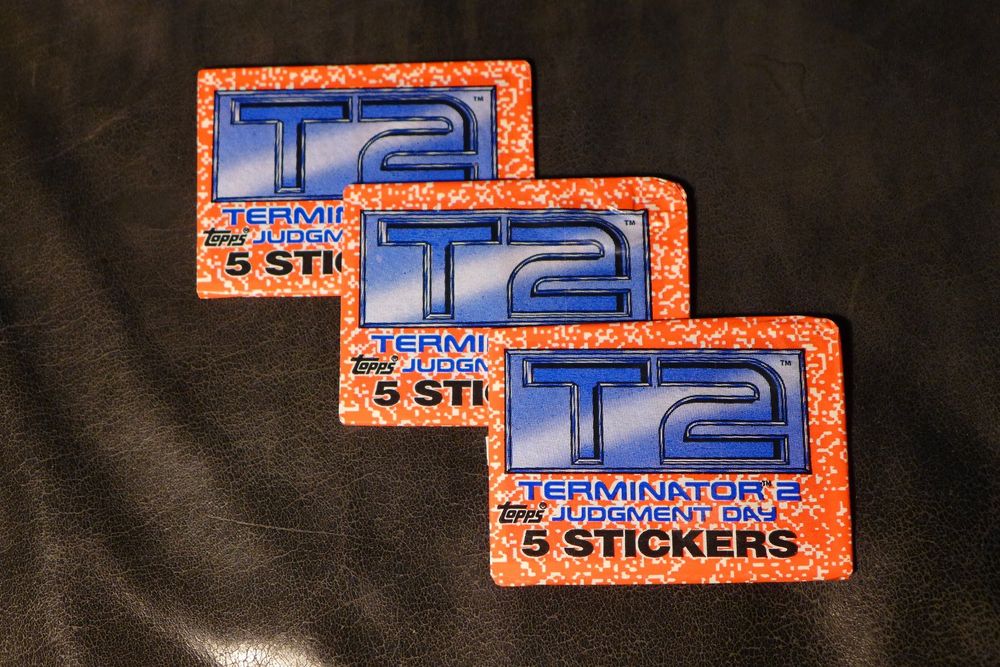 terminator 2 judgment day waxpacks - topps 1991 (Neu und ...