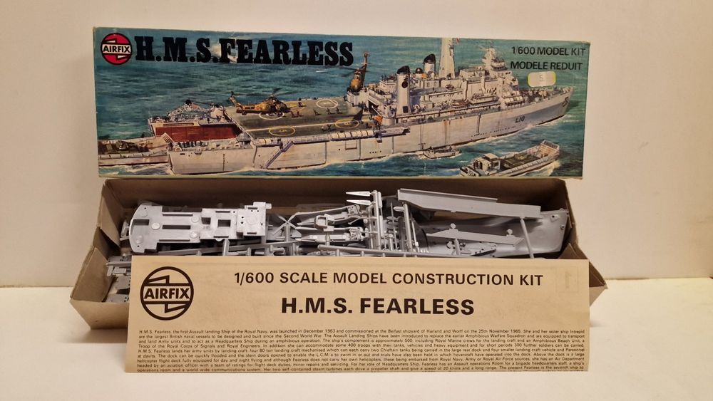 Airfix H.M.S. Fearless1:600 Schiff Plastikmodellbau (Gebraucht) in ...