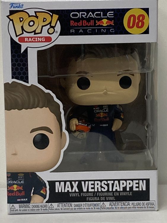 FUNKO POP! RACING 08 MAX VERSTAPPEN ORACLE RED BULL new (Nuovo e nell ...