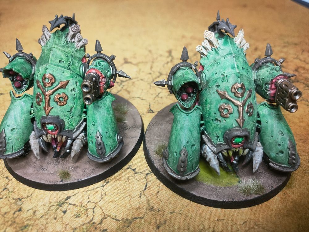2 x Myphitic Blight Hauler, Warhammer 40k, Death Guard (Gebraucht) in ...