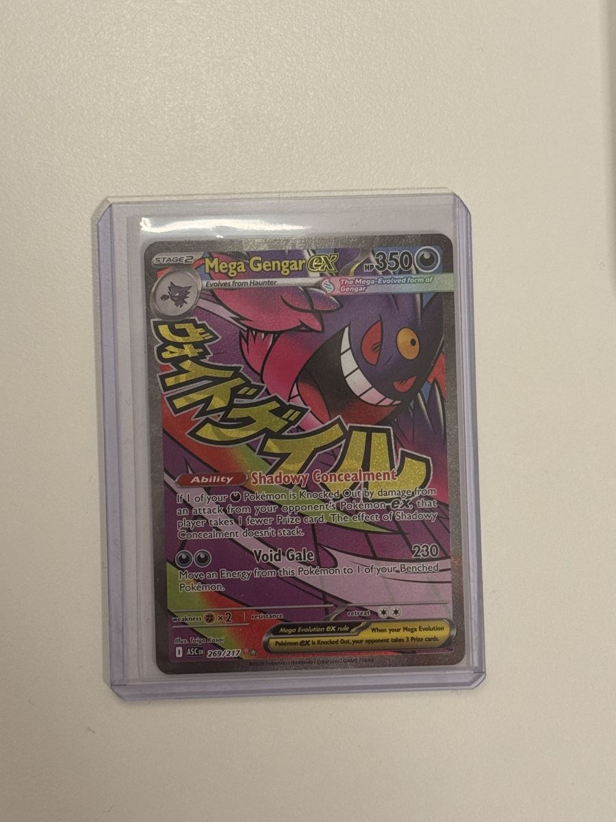Pokémon Ascended Heroes Mega Gengar EX - ASC 269/217 MINT (Neu (gemäss ...