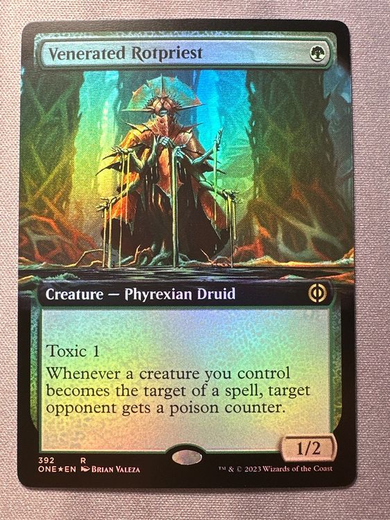 Venerated Rotpriest FOIL Variant 392 Phyrexia ONE (Neu (gemäss ...