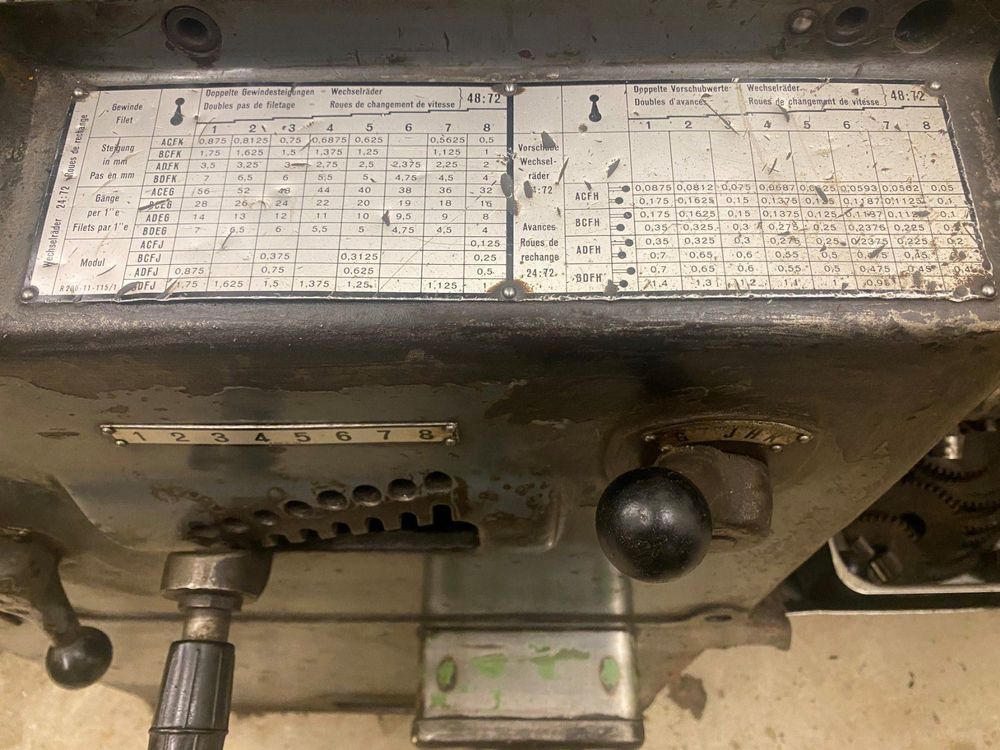 Reiden R 200 Drehbank (R200-1-51) (Gebraucht) in Stadel für CHF 2000 – mit Lieferung auf Ricardo ...