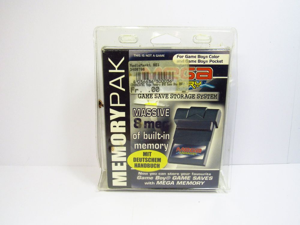 GameBoy Color (+Pocket) Memory Card DRITTHERSTELLER (Neu und ...