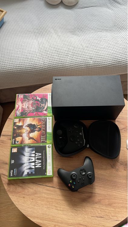 Xbox Series X mit Elite Controller und 3 xbox 360 spielen (Gebraucht ...