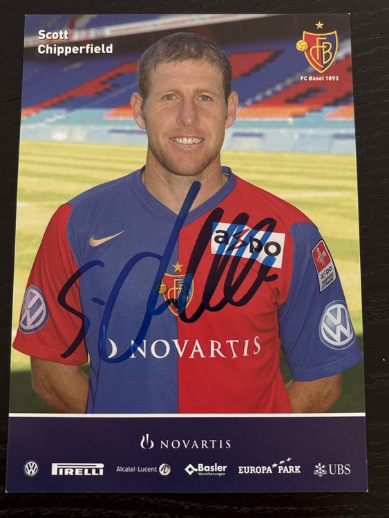 Signierte Sammlerkarte Scott Chipperfield FCB | Kaufen auf Ricardo