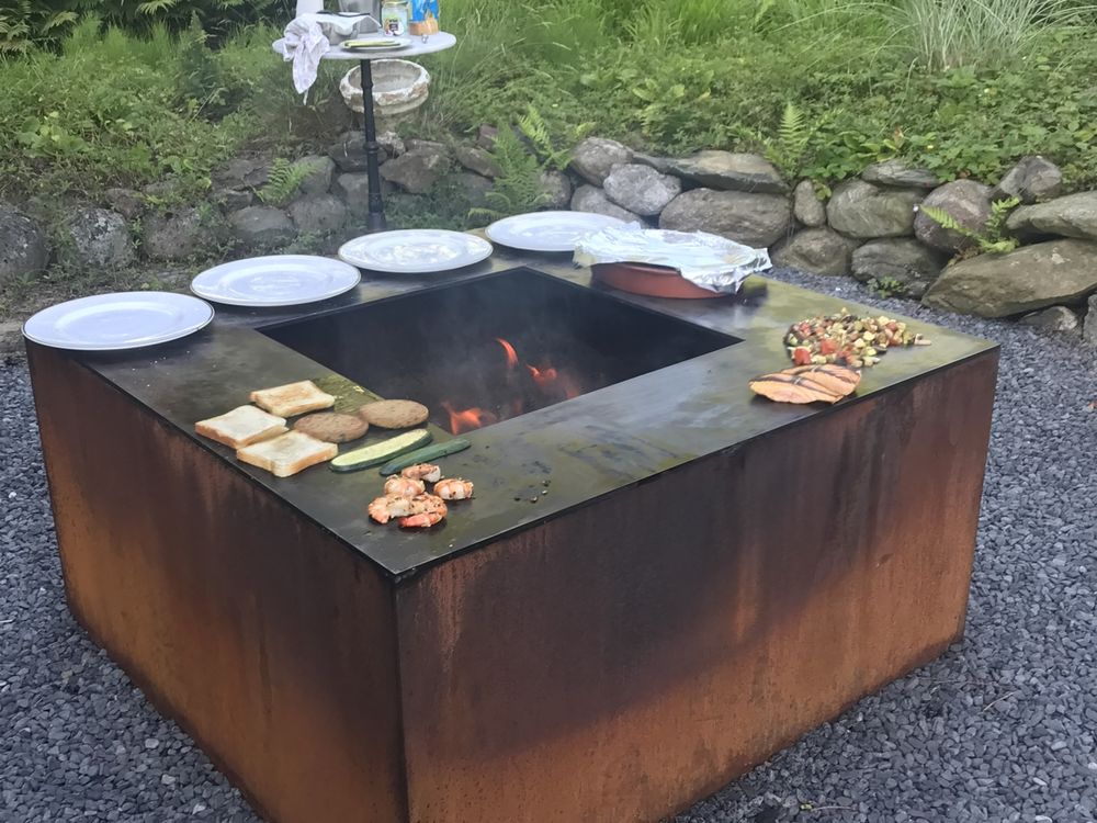 Outdoor Grill / Feuerring aus Stahl | Kaufen auf Ricardo