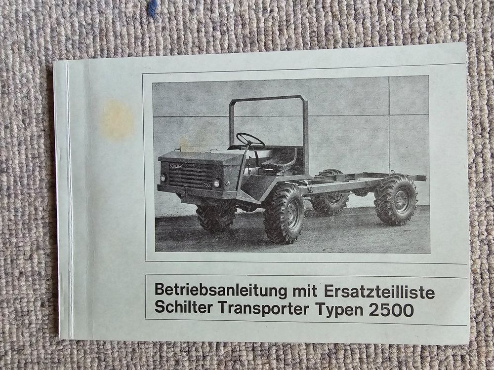 Schilter Transporter Typen 2500 (Gebraucht) in Schwyz für CHF 50 – mit ...