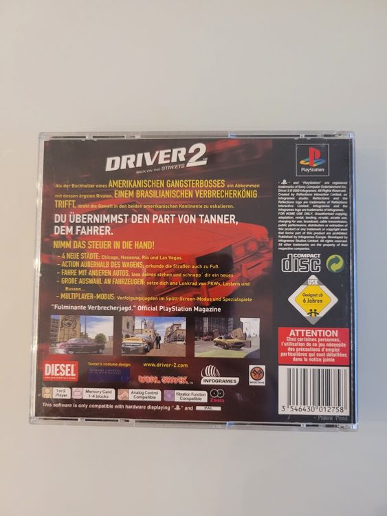 Driver 2 / Playstation 1 (PAL) | Kaufen auf Ricardo