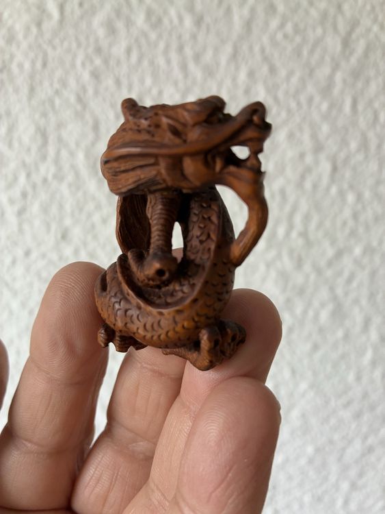 Japon netsuke figure dragon, objet traditionnel japonais (D'occasion) à ...