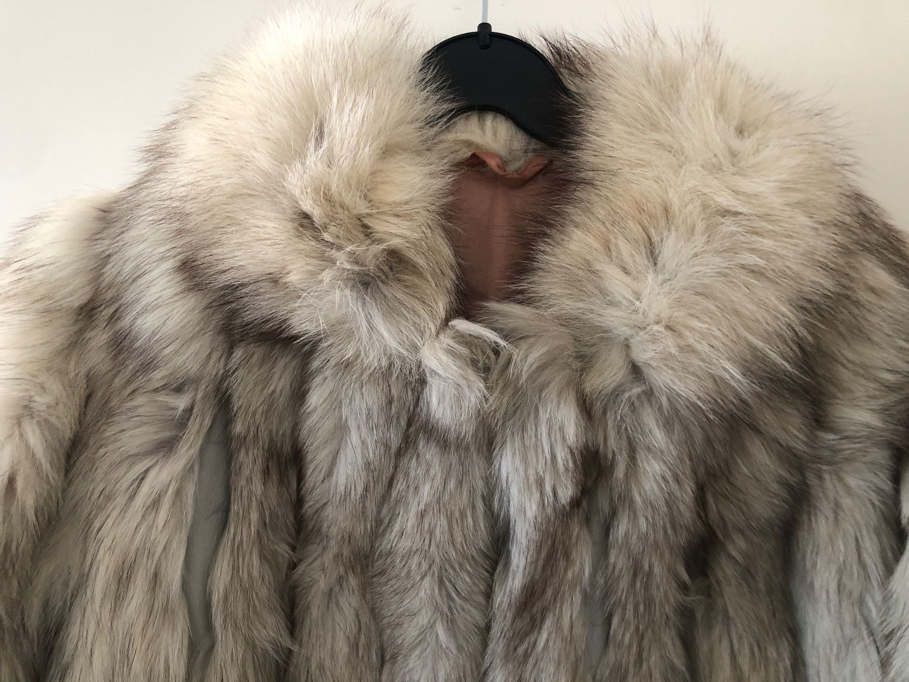 Manteau en fourrure véritable de renard et cuir (D'occasion) à Onex ...