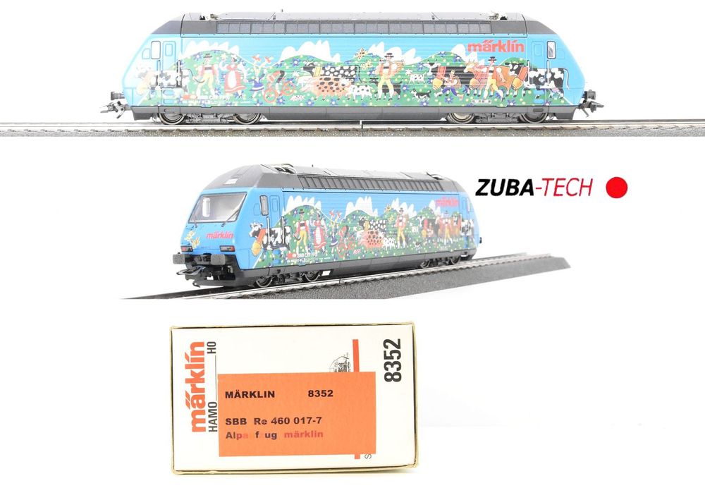 Märklin Hamo 8352 E-Lok Re 460 Alpaufzug H0 GS Analog mit OV (Gebraucht ...