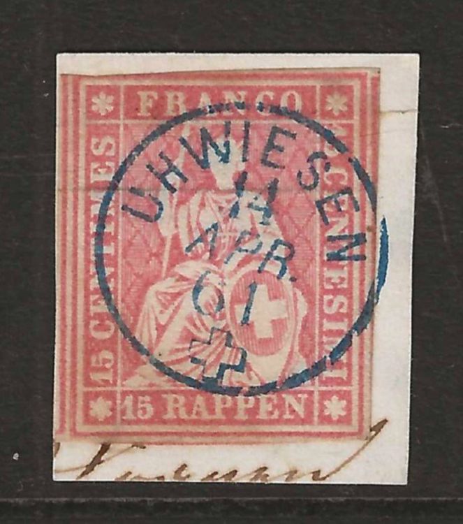 Strubel Nr. 24G - Vollstempel UHWIESEN (Gebraucht) in Gümligen für CHF 25 – mit Lieferung auf ...