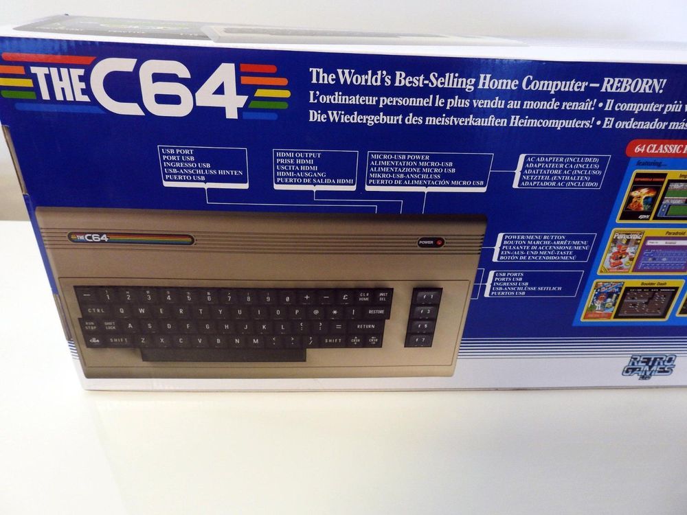Spielkonsole Retro Games Commodore C64 Maxi Retro Spass Pur | Kaufen ...