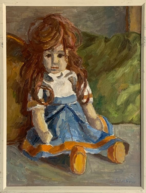 Fred Schaffner (1906-?) Gemälde „Puppe „ | Kaufen auf Ricardo