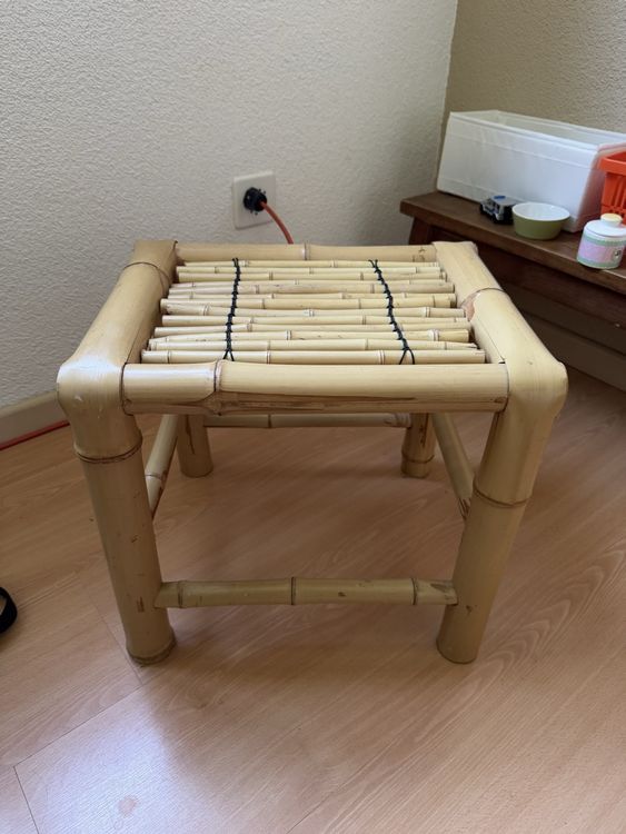 Bambus Hocker / Beistelltisch - Natürliches Design für Ihr Z (Gebraucht ...