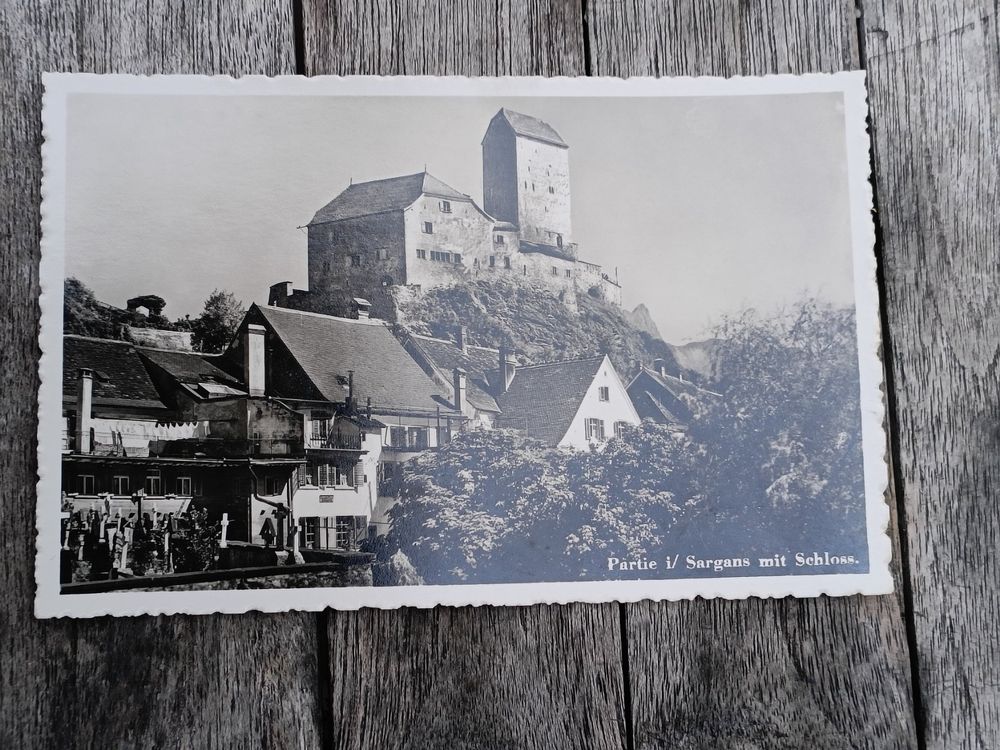 Photo Karte / Partie in Sargans mit Schloss (Gebraucht) in Brugg AG für CHF 10 – mit Lieferung ...