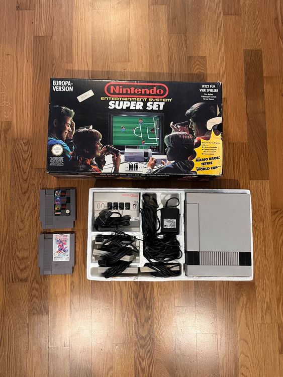 Nintendo Entertainment System (NES) Super Set + zwei Spiele (Gebraucht ...