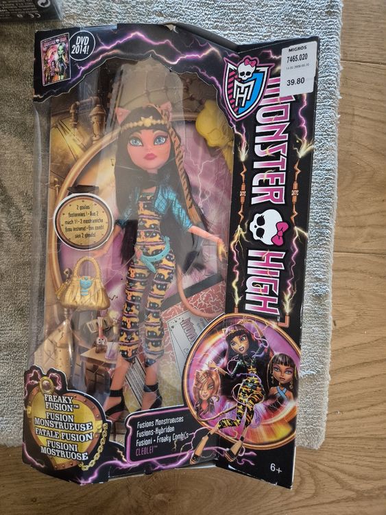 Monster High Cleo de Nile Freaky Fusion Doll NIB (Neu und ...