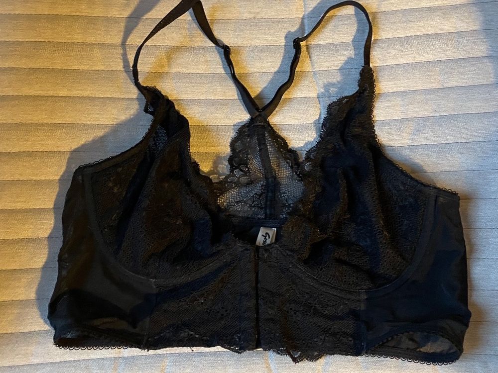 Sinnlicher schwarzer Spitze BH von Gossard Grösse 75C | Kaufen auf Ricardo