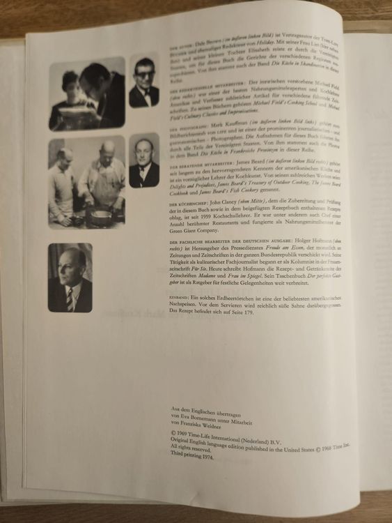 Die amerikanische Küche – Time-Life Kochbuch 1969 (Gebraucht) in Birr ...