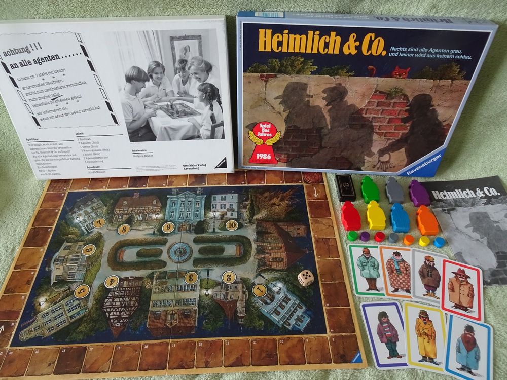 Brettspiel HEIMLICH & CO. Spiel des Jahres 1986. Ab 8jährig | Kaufen ...
